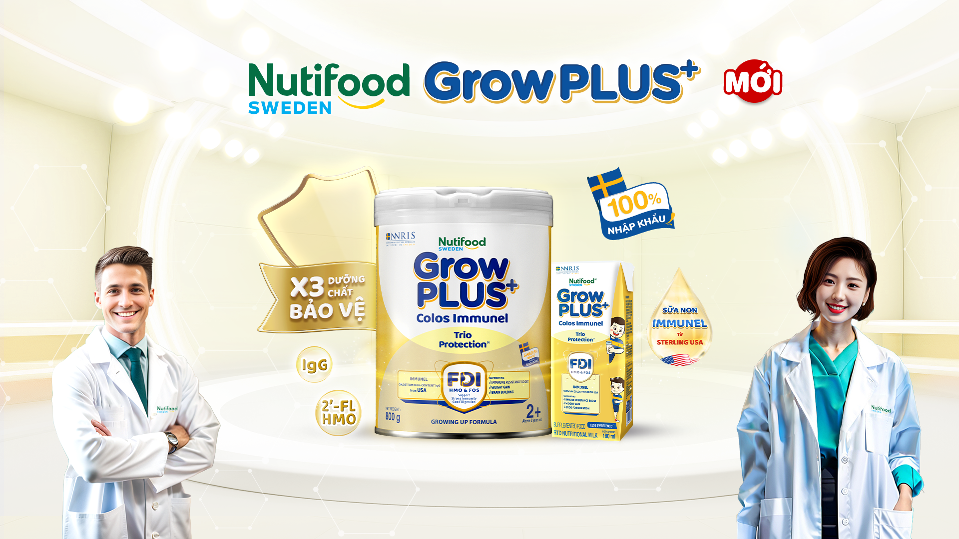 Nutifood Sweden GrowPLUS+ Colos Immunel